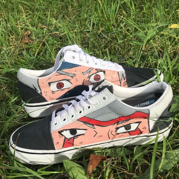Vans | Shoes | Naruto Shippuden Custom Hand Painted | Poshmark